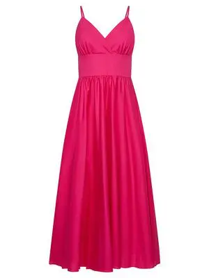 ROSES ARE RED Seren Cotton Fit & Flare Dress - Pink