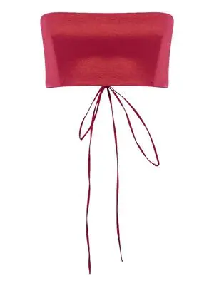NAZLI CEREN Lou Lou Strapless Top - Red
