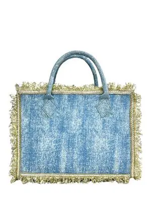 SIMITRI Brittany Tote Bag - Blue