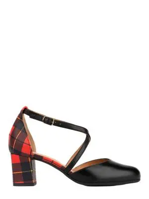 EMBASSY LONDON USA Dannii Designer Heels - Black/red