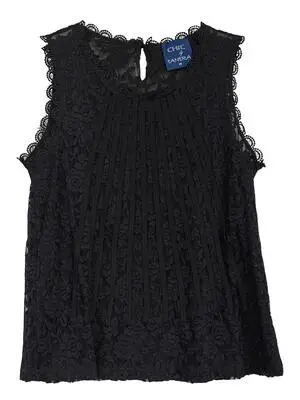 TANTRA SPAIN SL Sleeveless Lace Top - Black