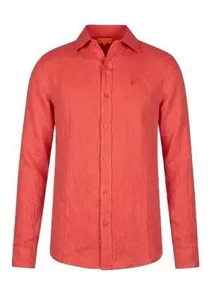 MAISON TANGERINE Linen Shirt For - Red