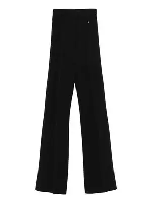 NISSA High-rise Straight Pants - Black