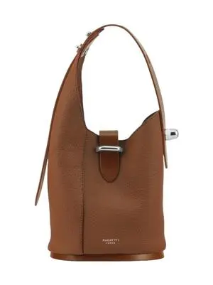 PUGNETTI PARMA Leather Bucket Bag - Brown