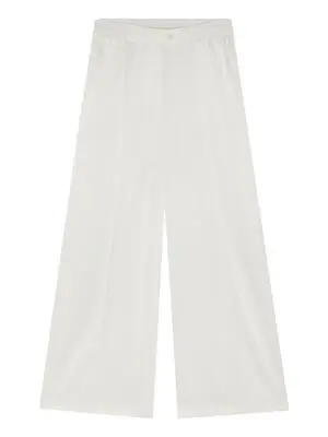 THE SUMMER EDIT Lexi Silk Trousers - White