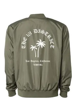 BLACK CAKE Los Angeles District Windbreaker - Green