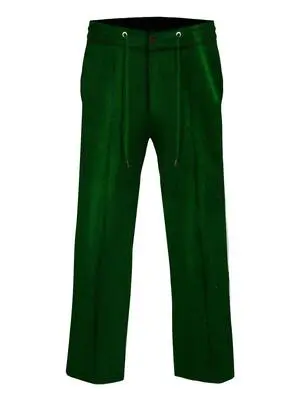 DAVID WEJ Washington Drawstring Corduroy Trousers Green