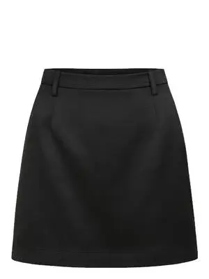 CONQUISTA A-line Mini Skirt - Black