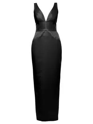 Baé Special Moments Column Silhouette Dress - Black