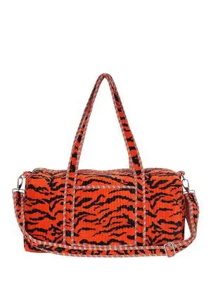 CYC Velvet Tiger Weekender - Orange/black