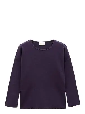 PERALUNA Rio Flat Knit Boat-neck Jumper - Purple