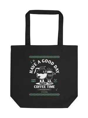 ANCHOR & CREW X Gustatory Recycled Cotton Tote Bag - Black