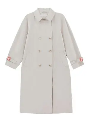 SAINT ONE CO. Idols Long Trench Coat Orange