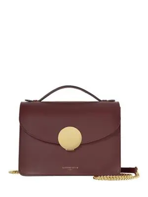 LE PARMENTIER Ondina Top Handle Shoulder Bag - Red