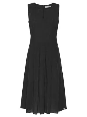 GROBUND Christiane Organic Cotton Midi Dress - Grey