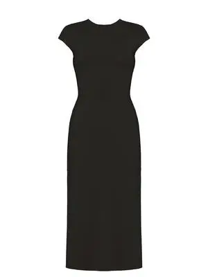 UNDRESS Aster Jersey Bodycon Midi Dress - Black