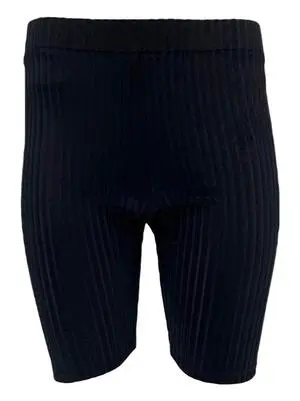 MONZLAPUR NEW YORK Velvet Stripe Biker Short