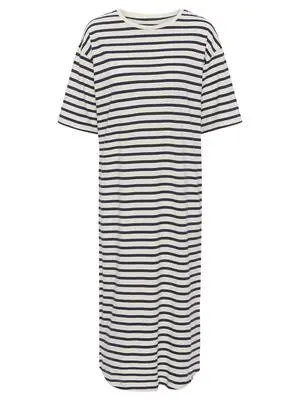 GROBUND Striped T-Shirt Dress