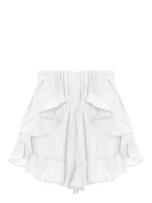 UNDERFLIRTY Flirty Linen Shorts - White