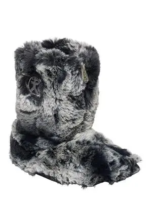 BEDROOM ATHLETICS Cole Faux Fur Slipper Boots - Black