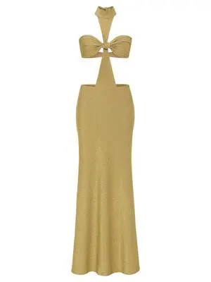 SOIRÉE MIAMI BEACH Aria Maxi Dress - Gold