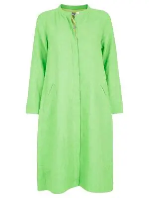 NOLOGO-CHIC Linen Coat Dress - Green