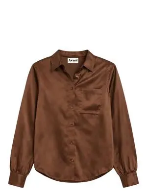 AVANI APPAREL Kauri Shirt Brown