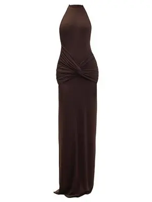 MARROMA Aura Drape Maxi Dress