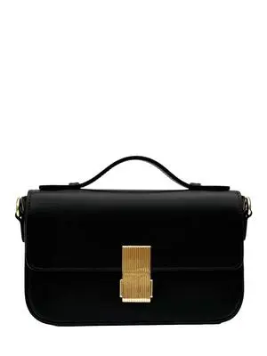 APATCHY LONDON The Flora Leather Bag - Black