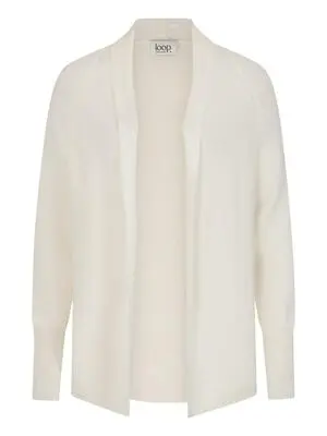LOOP CASHMERE Relaxed Edge-to-Edge Cardigan