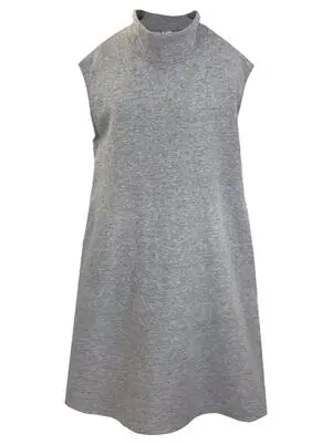 FROCK TALES Sleeveless Quest Longline Overdress - Grey