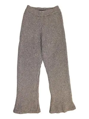 MAISON BOGOMIL Ribbed Knit Wide Leg Trousers - Brown