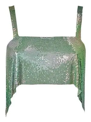 AULALA PARIS The Radiance Metallic Top - Green