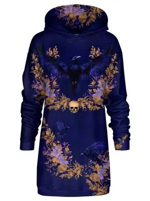 ALOHA FROM DEER Raven's Throne Oversize Hoodie Dress - Yellow
