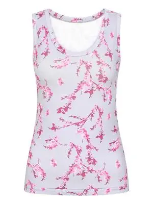 SOPHIE CAMERON DAVIES Floral Print Vest Top - Grey
