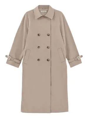 SAINT ONE CO. Idols Trench Coat Brown
