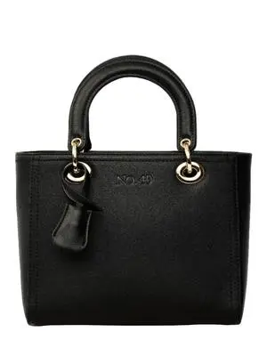 NO.49 HANDBAGS Chancy Satchel & Shoulder Bag - Black
