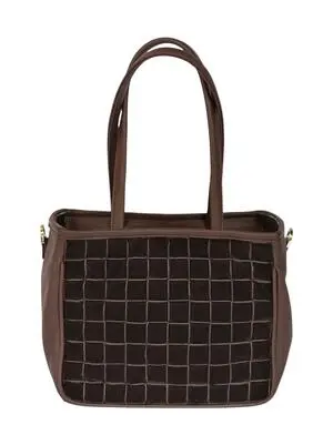 VELVET ATELIER Cris Shoulder Bag - Brown