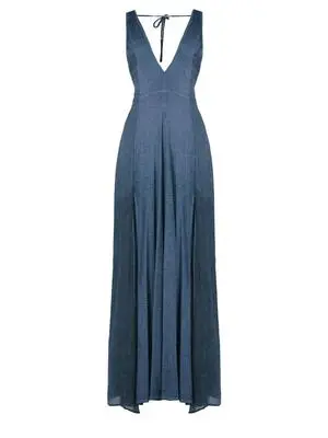 ZHENABIA Zhe Maxi Dress - Blue