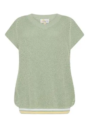 HAY LIFE Knitted Tank - Green