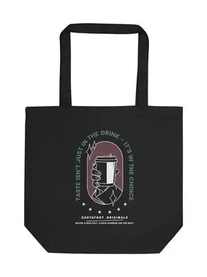 ANCHOR & CREW Gustatory Originals Recycled Cotton Tote Bag - Black