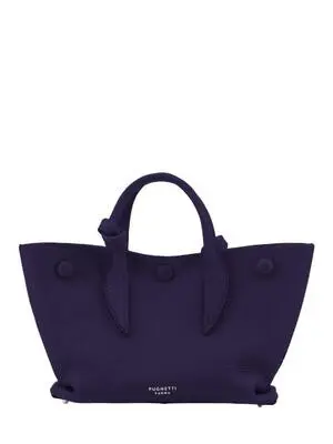 PUGNETTI PARMA Bell Leather Bag - Blue