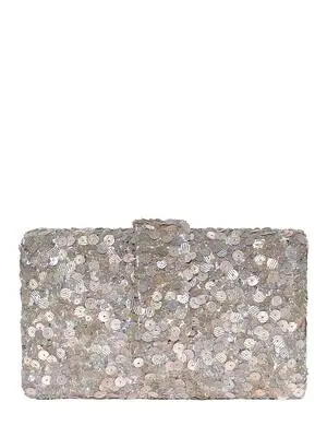 SIMITRI Cloud Kitsch Clutch - White/grey/pink