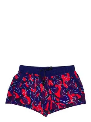 KAPTURE Neo City Camo Shorts - Blue