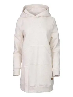 OH!ZUZA NIGHT&DAY Hooded Organic Cotton Hemp Dress - White