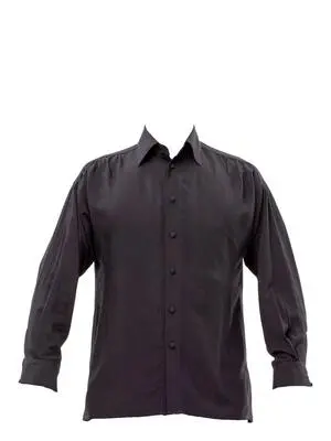 MAISON BOGOMIL Men's Black Gaucho Shirt