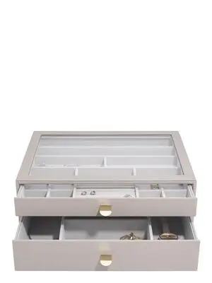 STACKERS Supersize Two-drawer Jewelry Box - Black