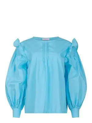 HELENE GALWAS Ilsa Blouse - Blue