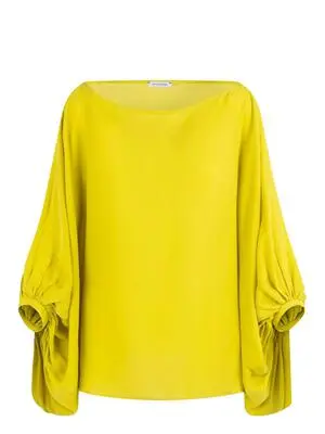CAVANAGH BAKER Silk Georgette Scarf Blouse