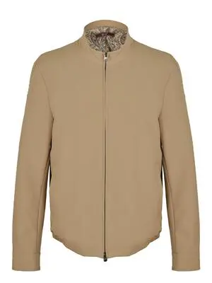 DAVID WEJ Ashford Relaxed Zip-through Jacket - Brown